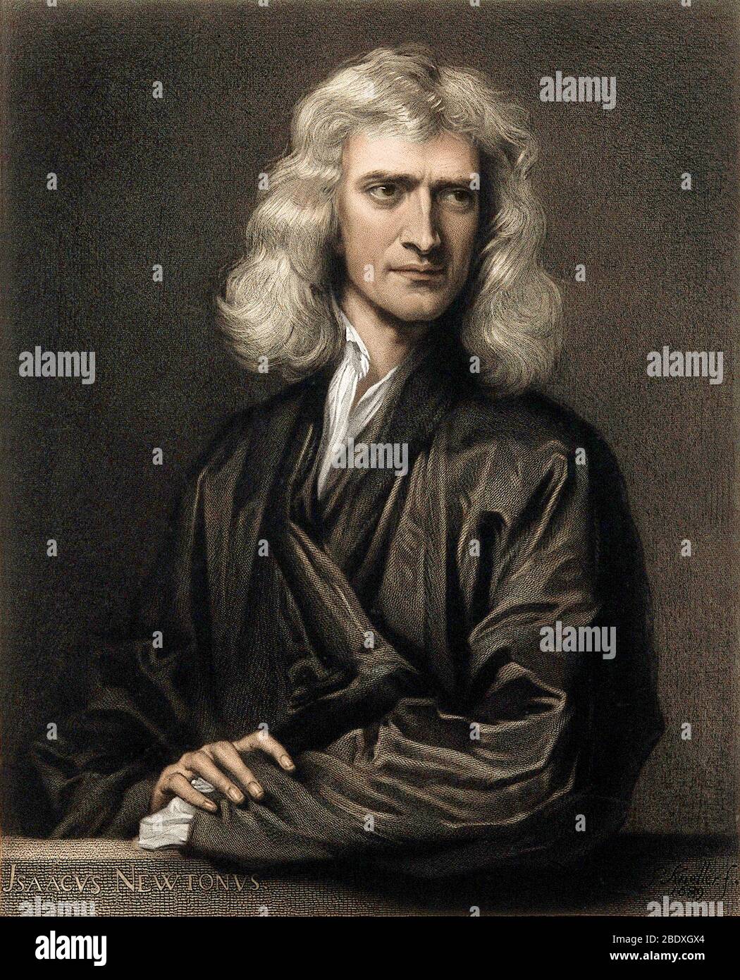 Isaac Newton, English Physicist Stock Photo - Alamy