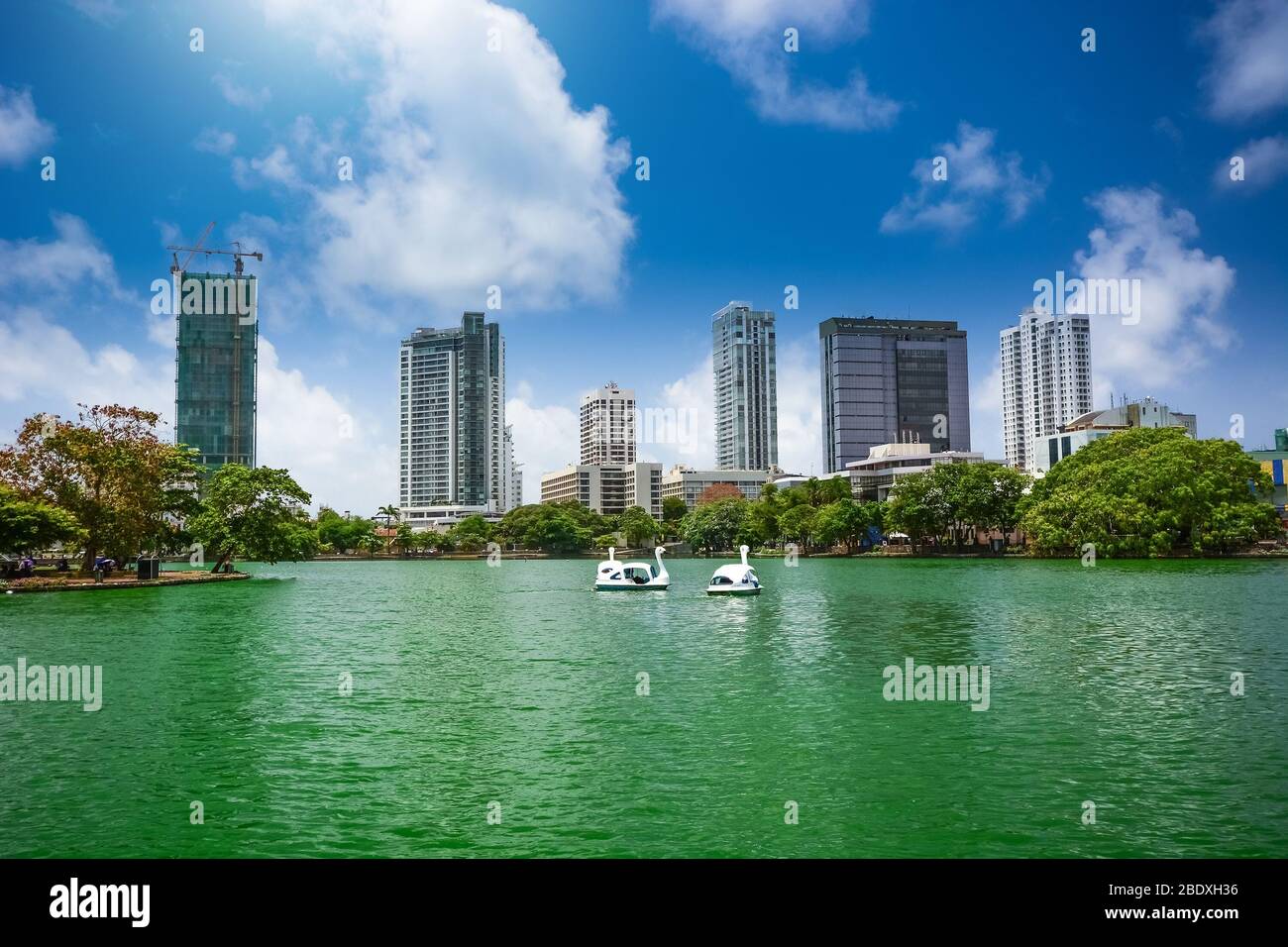 Beautiful Colombo city buildings and skyline in Sri Lanka Stock Photo ...