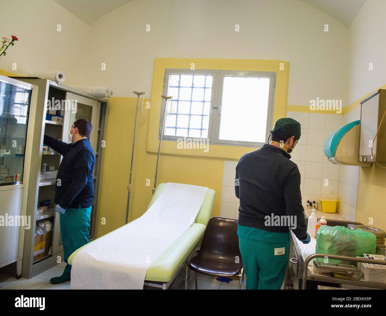 Europe, Italy, Lombardy, Milan, San Vittore Prison, Infirmary Stock ...