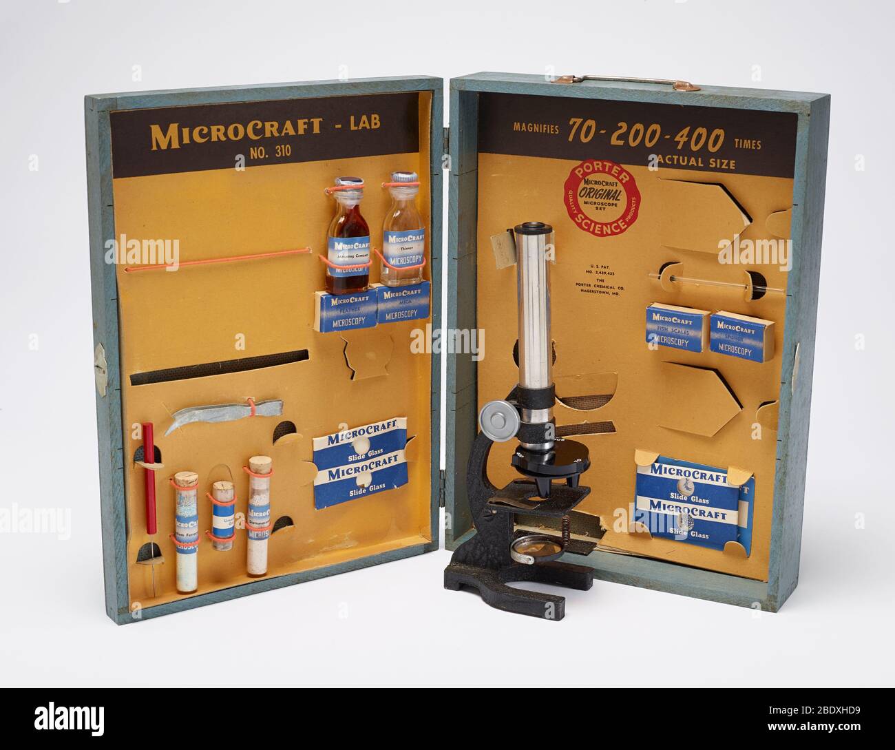 Microcraft Microscope Set, 1953 Stock Photo - Alamy