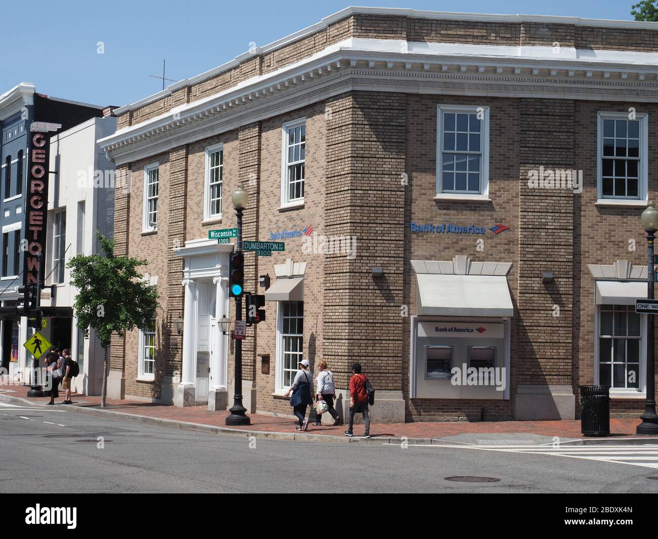 Bank Of America Georgetown Stock Photo - Alamy
