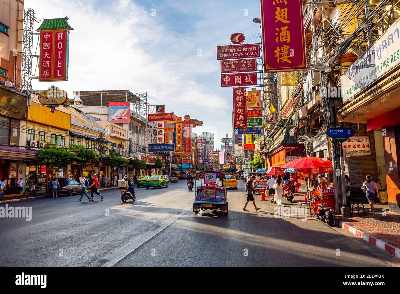 Street market of Chinatown in Bangkok, Thailand Stock Photo - Alamy