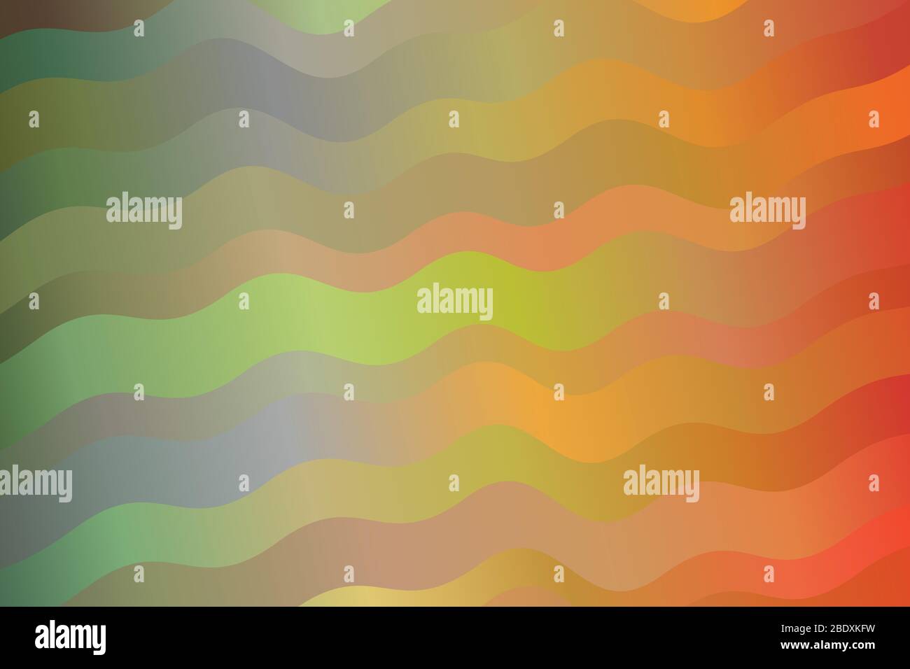 Green, yellow and red waves vector background Stock Vector Image & Art ...