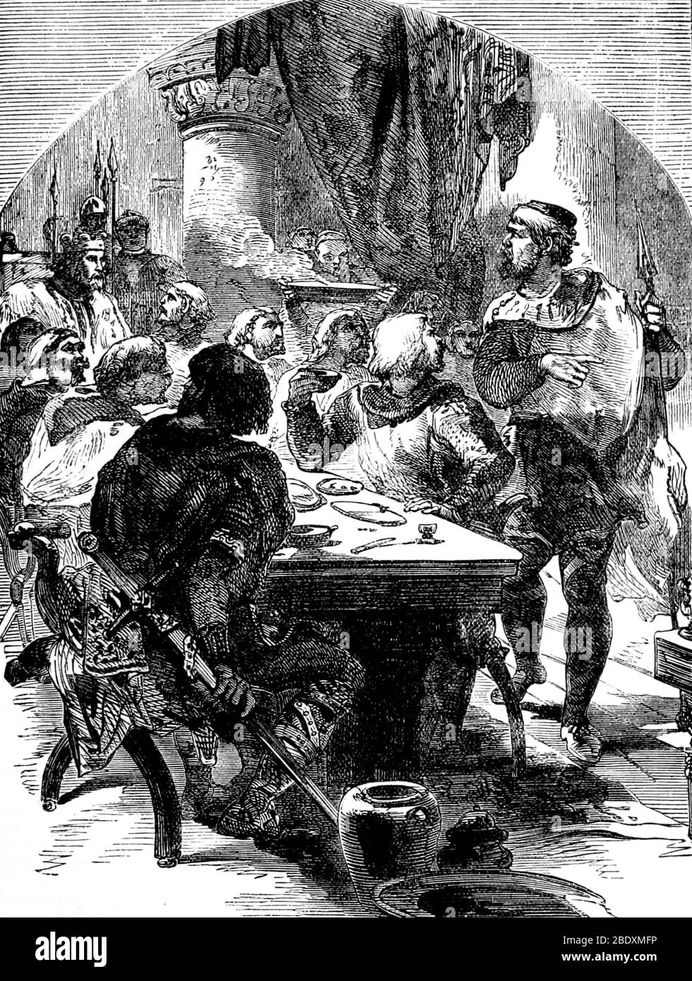 The norman conquest 1066 Black and White Stock Photos & Images - Alamy