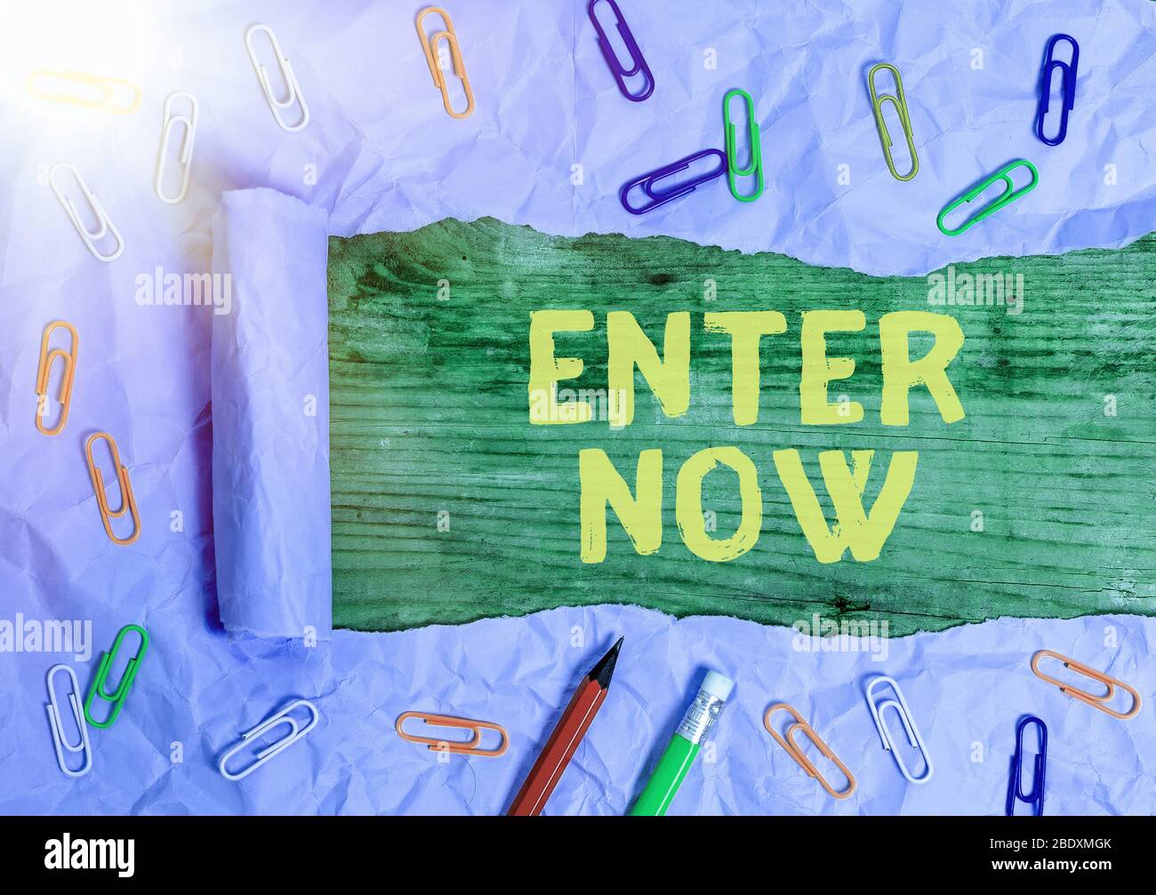 Conceptual hand writing showing Enter Now. Concept meaning come or go ...