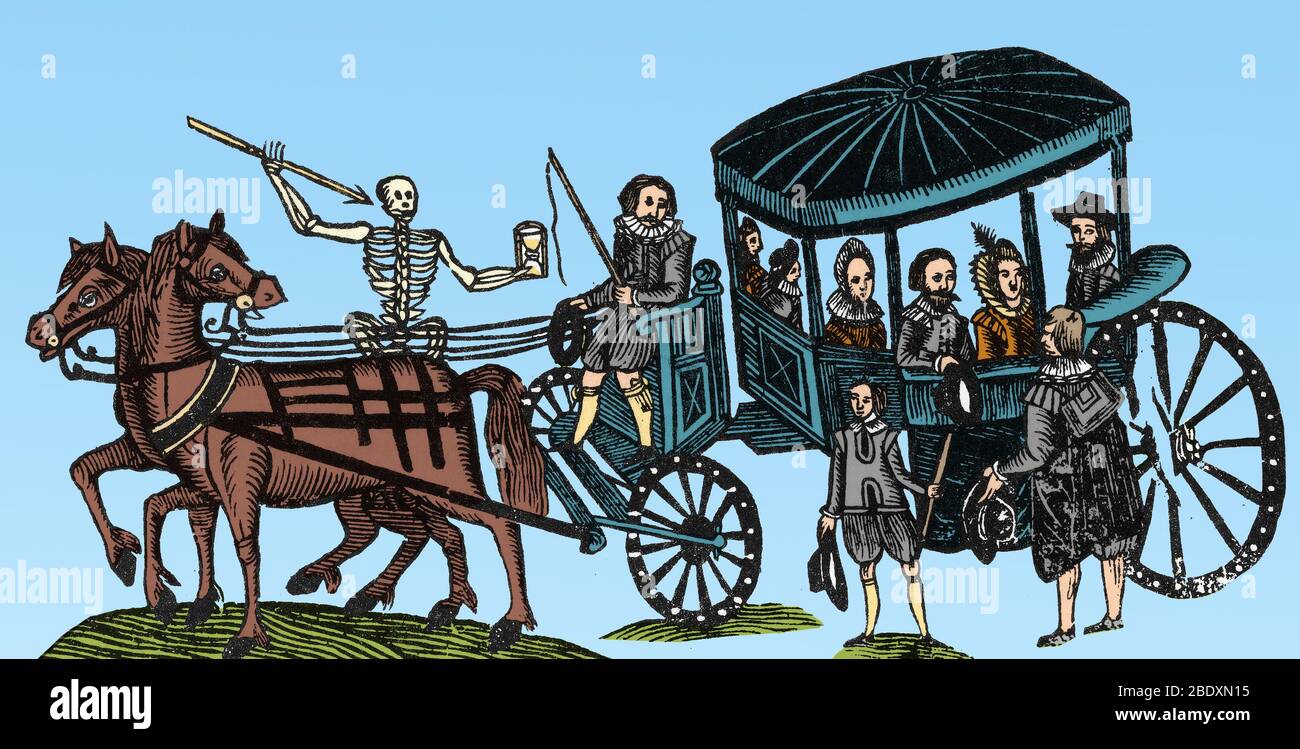 Black death woodcut plague hi-res stock photography and images - Alamy