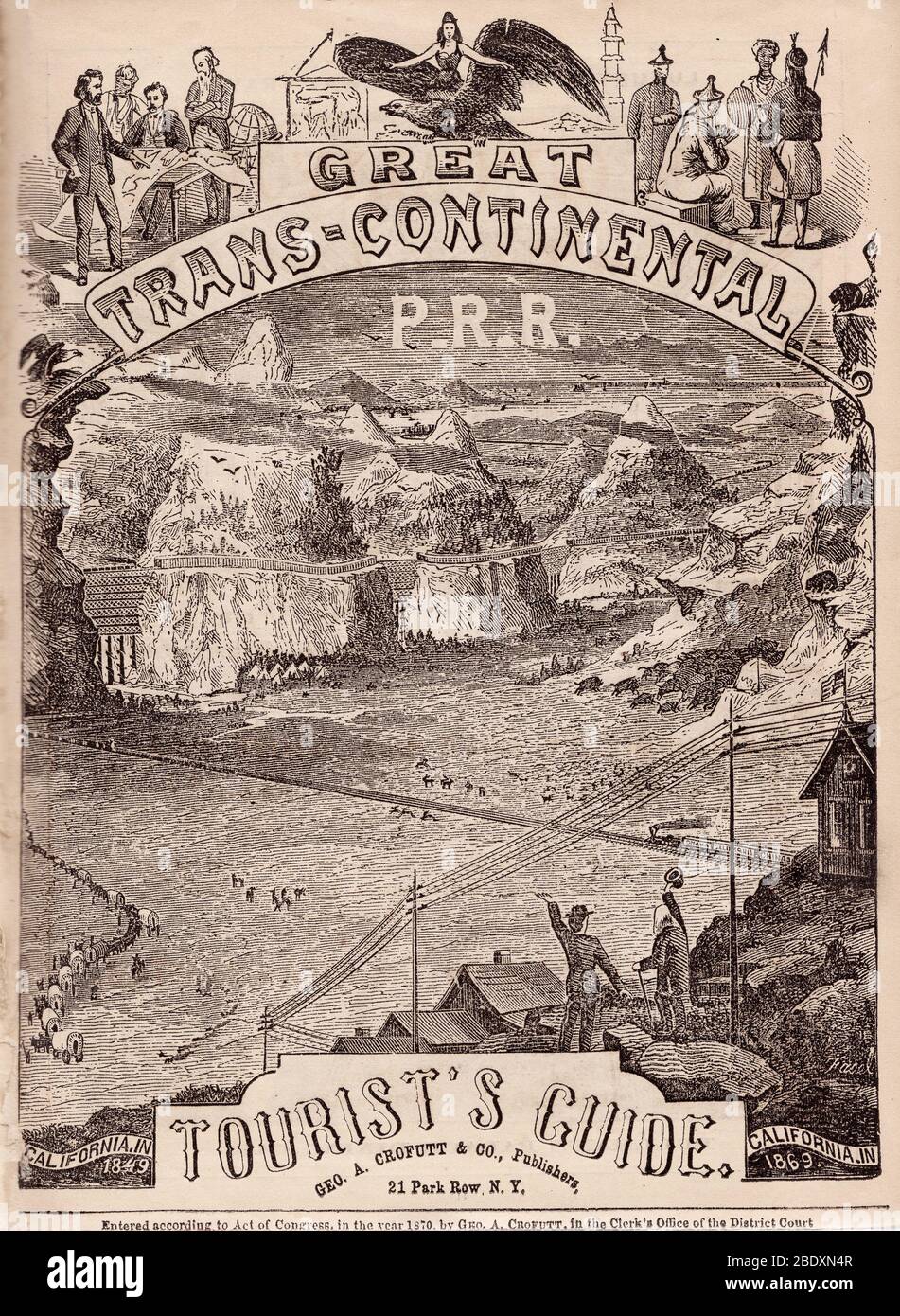 First transcontinental railroad hi-res stock photography and images - Alamy