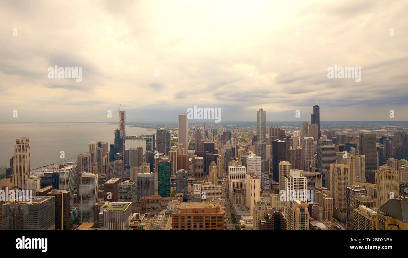 Chicago from above amazing aerial hi-res stock photography and images ...