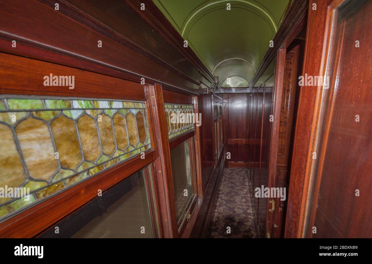 Pullman Car Sunbeam at Hildene The Lincoln Family Home Stock Photo - Alamy