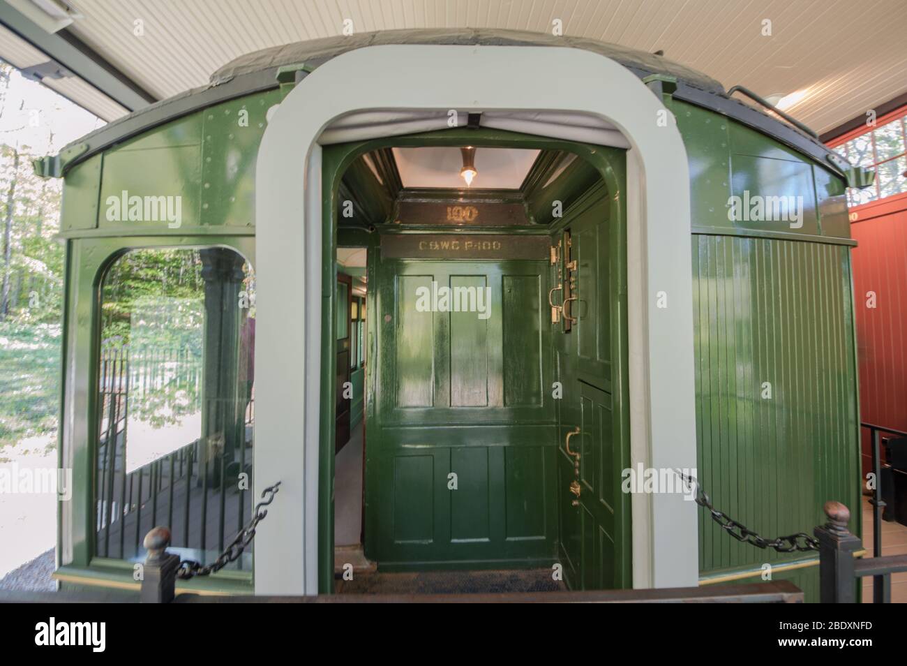 Pullman Car Sunbeam at Hildene The Lincoln Family Home Stock Photo - Alamy