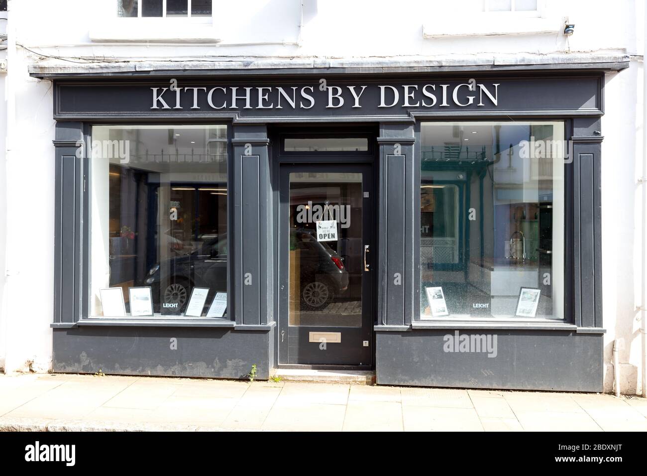 Coleford retail outlets, Forest of Dean, Gloucestershire Stock Photo ...