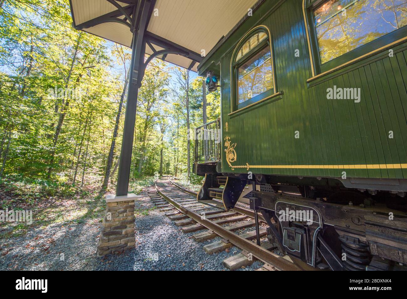 Pullman Car Sunbeam at Hildene The Lincoln Family Home Stock Photo - Alamy
