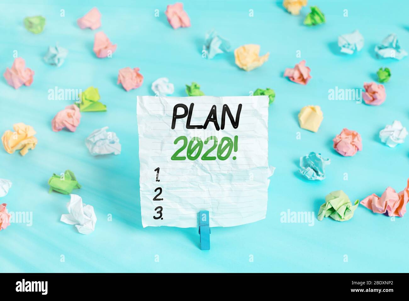 Text sign showing Plan 2020. Business photo showcasing detailed ...