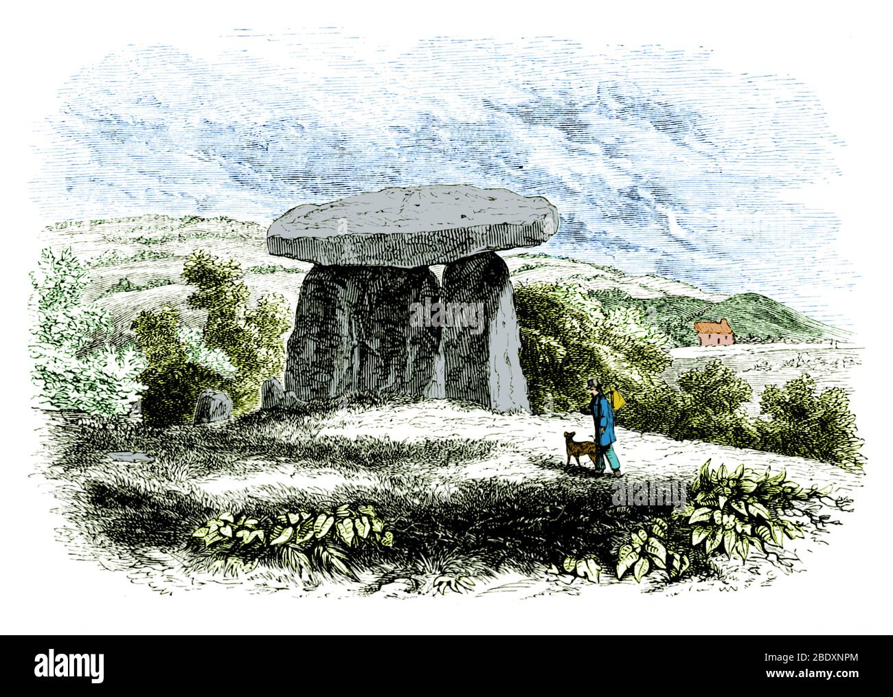 Cromlech, Megalithic Altar-Tomb Stock Photo - Alamy