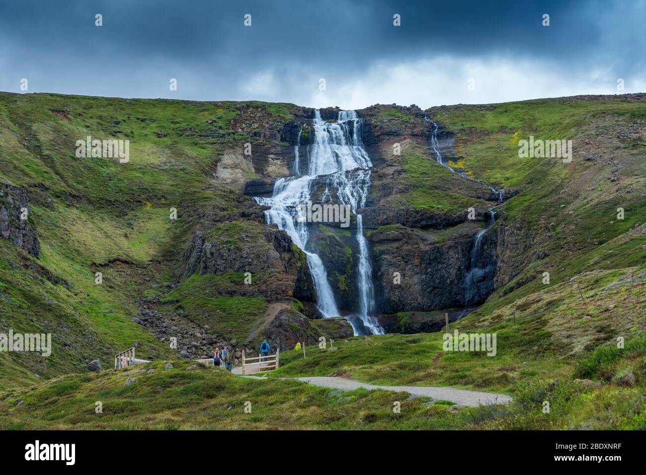 Rjukandi Waterfall, Eastern Region, Iceland Stock Photo - Alamy