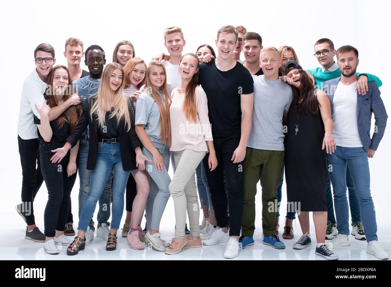 Portrait multinational group students hi-res stock photography and ...