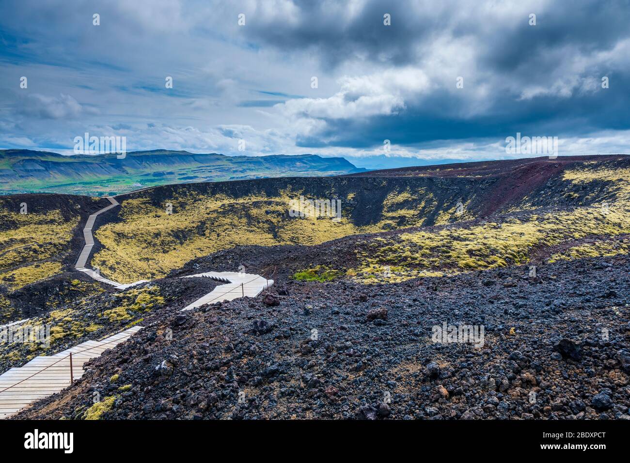 Grabrok volcano hi-res stock photography and images - Alamy