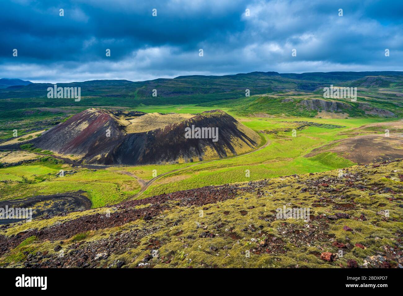 Grabrok volcano hi-res stock photography and images - Alamy