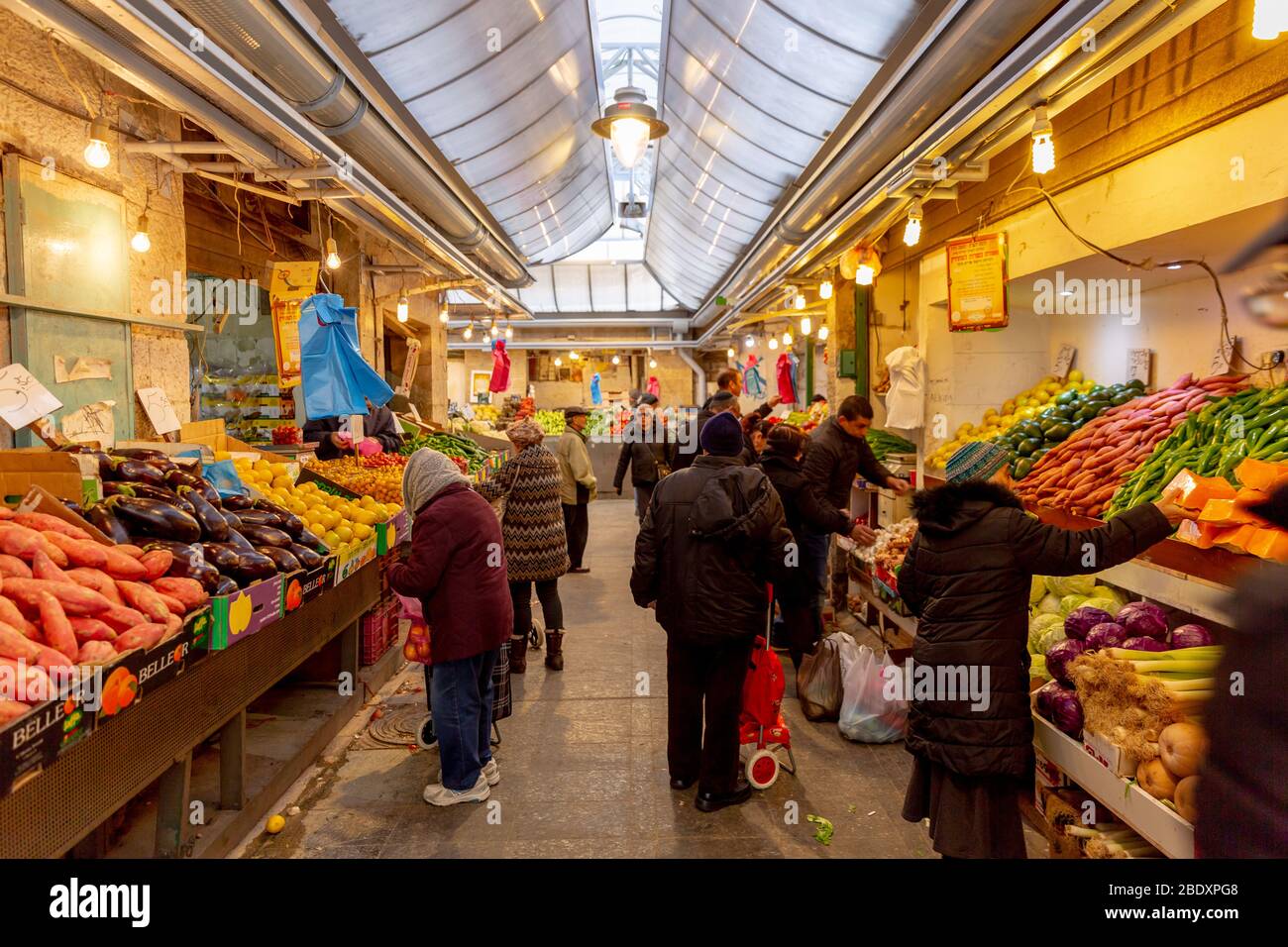 Mahane Yehuda Market in Jerusalem, Israel Stock Photo - Alamy