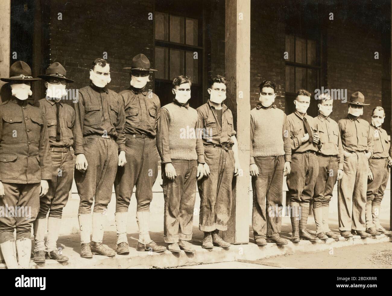 WWI, Spanish Flu Pandemic, 1918 Stock Photo - Alamy