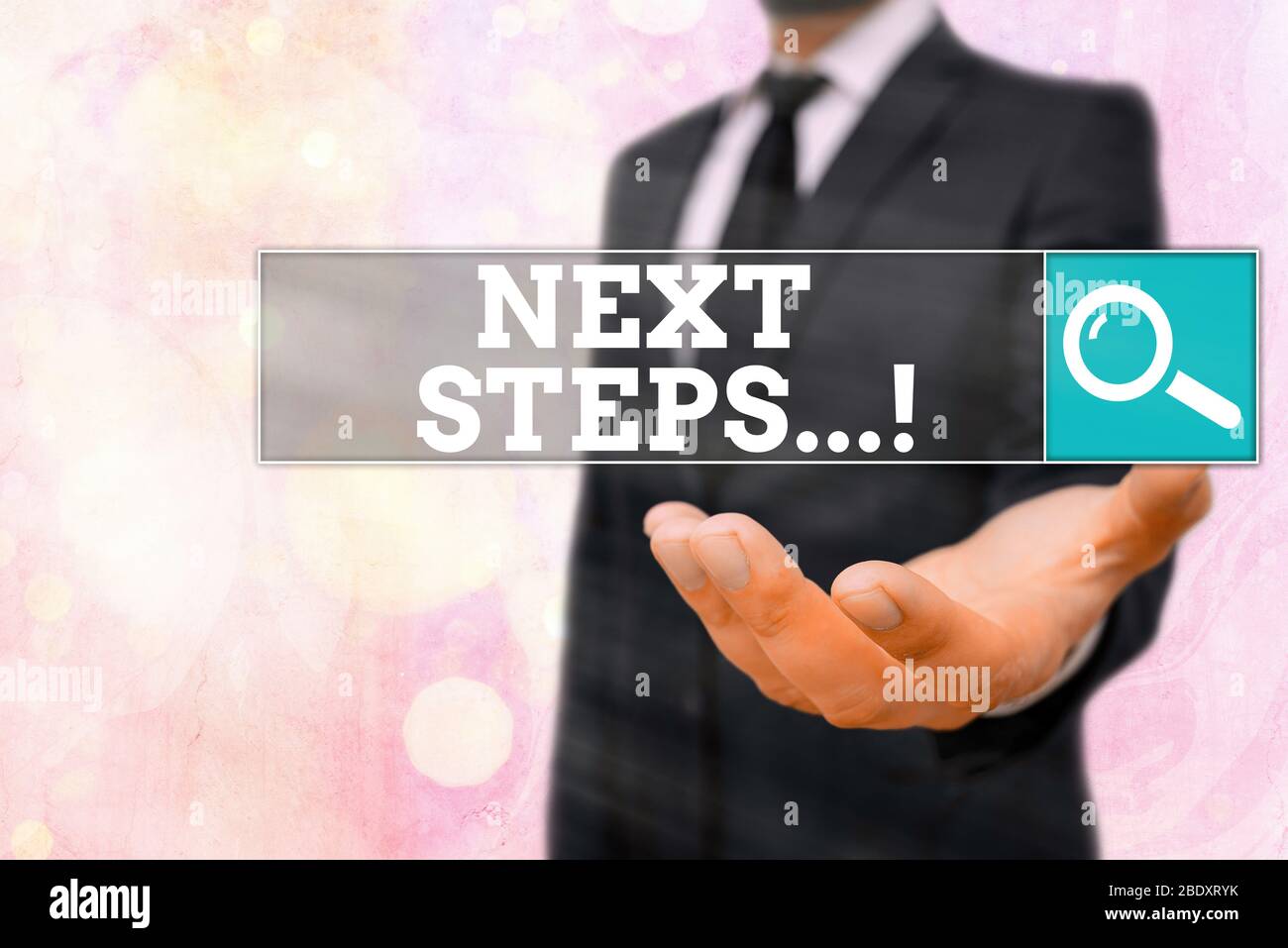 Conceptual hand writing showing Next Steps. Concept meaning something ...