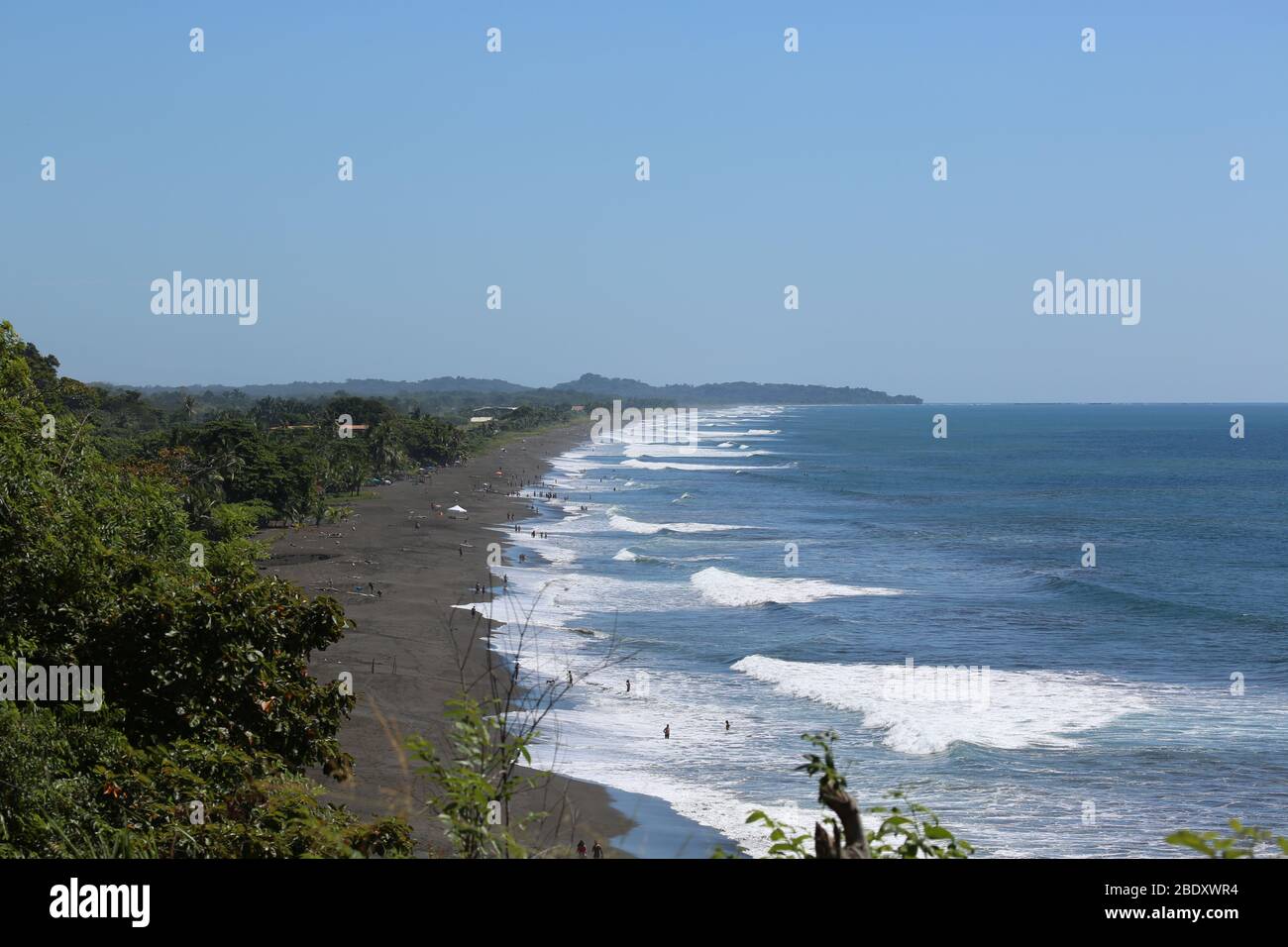 The beautiful beaches of the pacific coast of Costa Rica Stock Photo ...