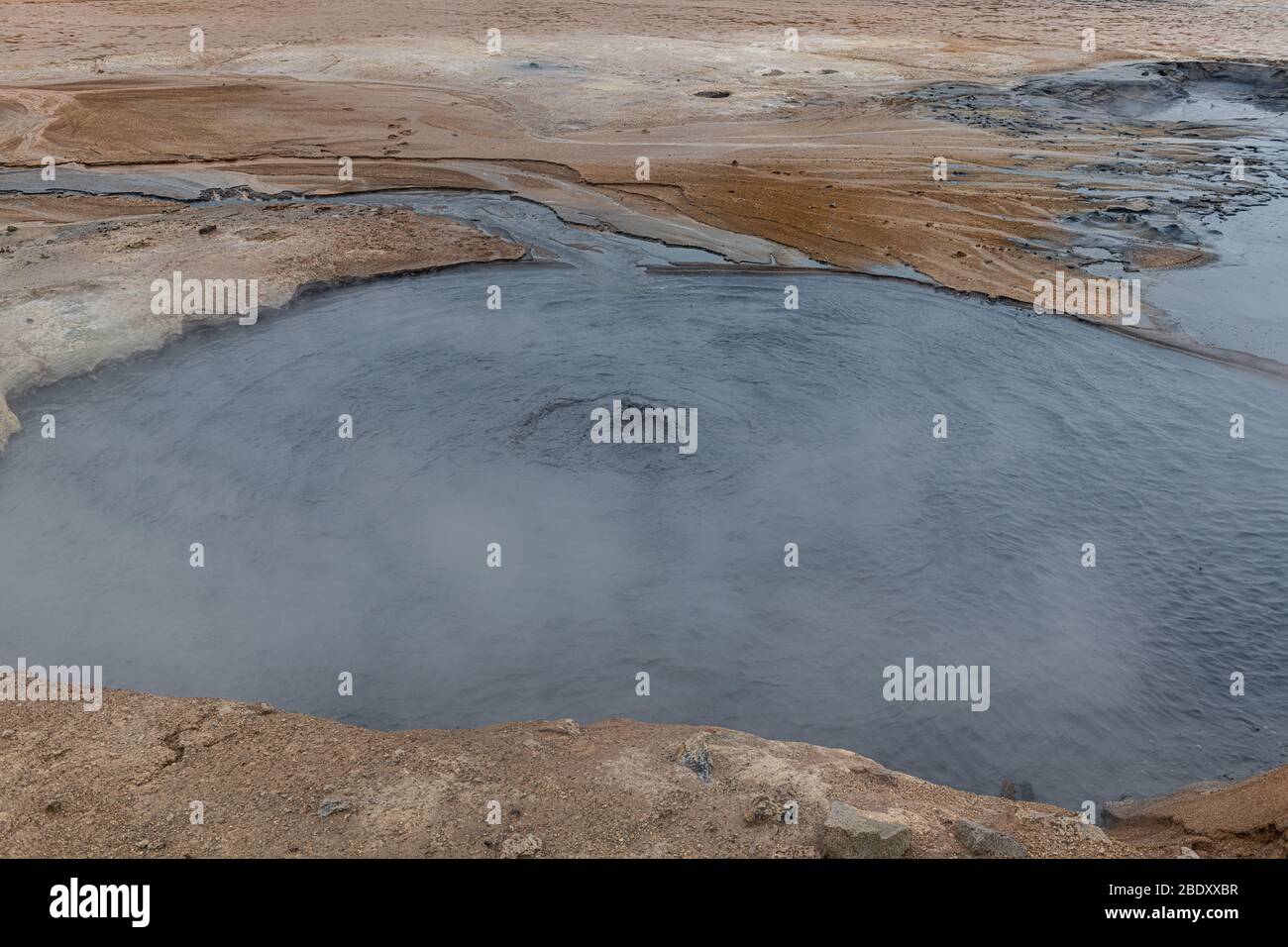 Geothermal mud landscape hi-res stock photography and images - Alamy