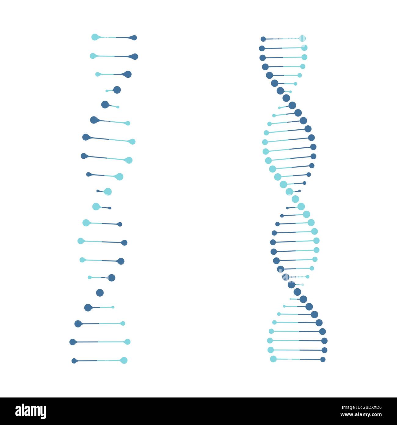 Dna icon set simple design. Vector eps10 Stock Vector Image & Art - Alamy
