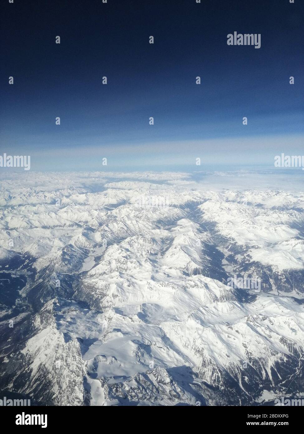 Aerial photo of Alps Stock Photo - Alamy