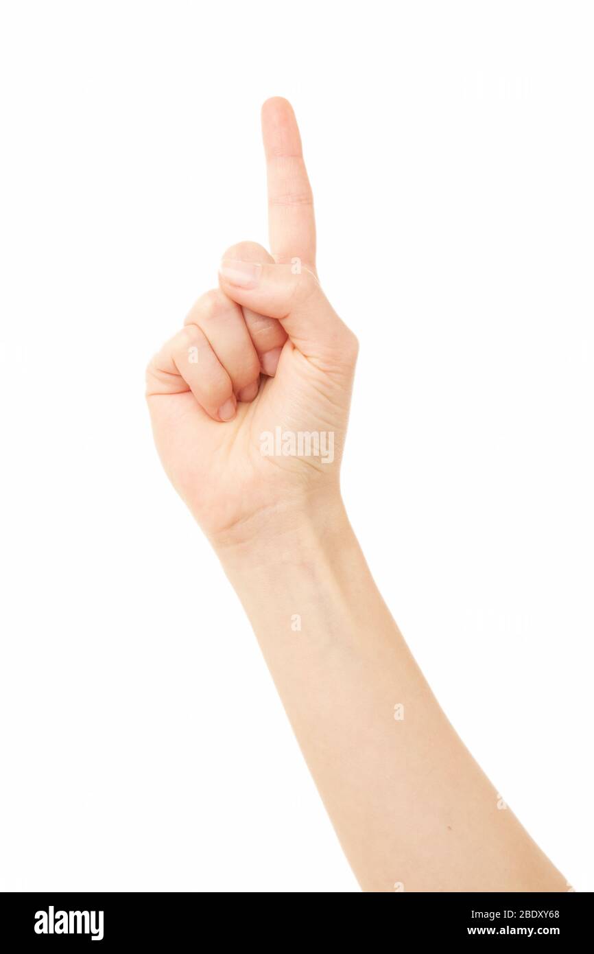 Finger thumb together Cut Out Stock Images & Pictures - Alamy