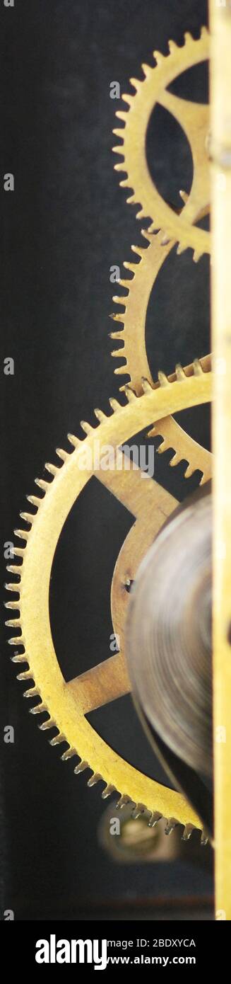 Clock with gears hi-res stock photography and images - Alamy