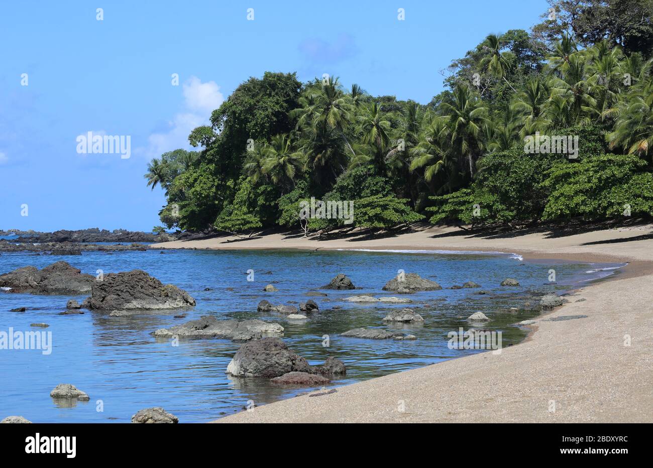 The beautiful beaches of the pacific coast of Costa Rica Stock Photo ...