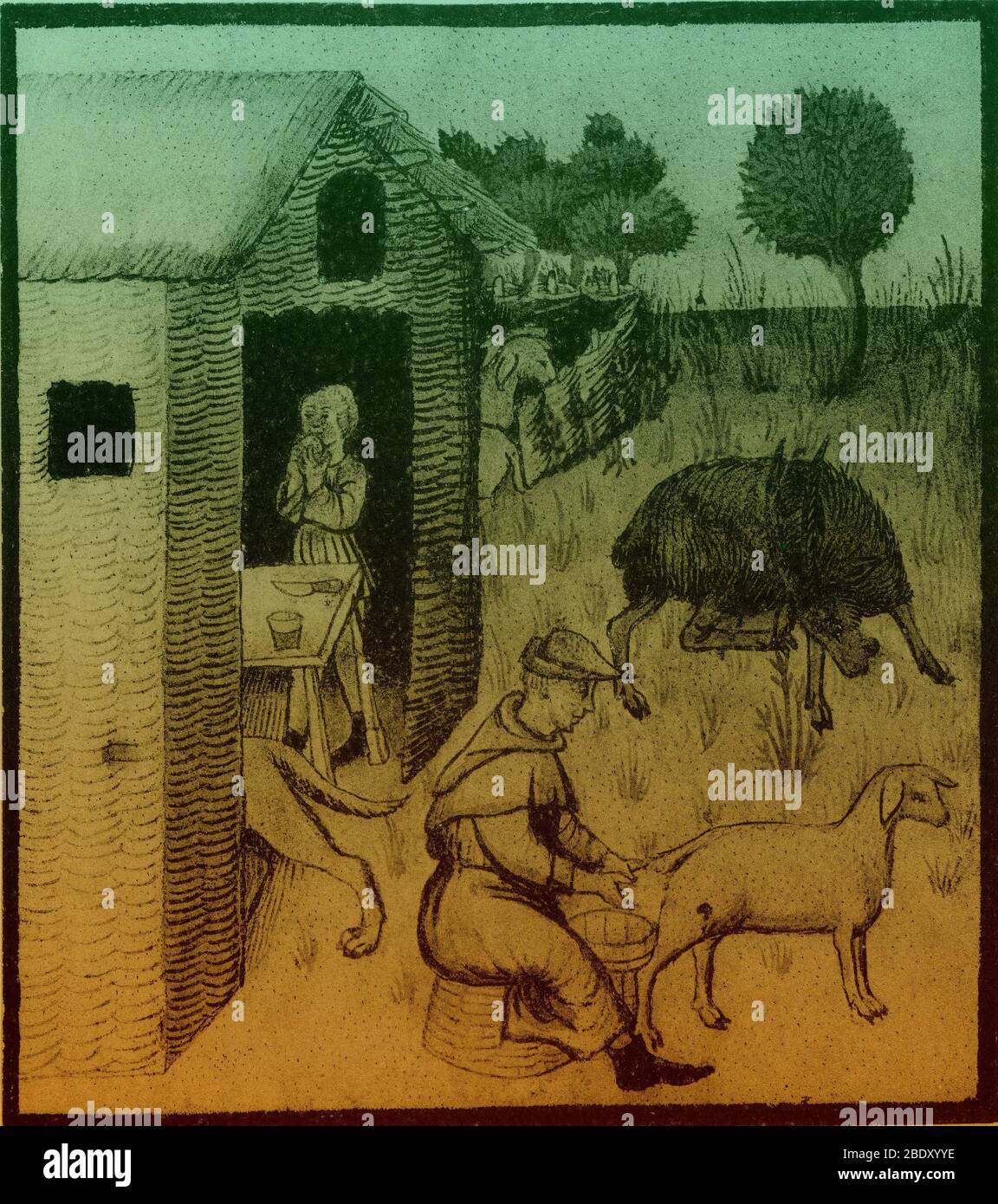 Medieval farm art hi-res stock photography and images - Alamy