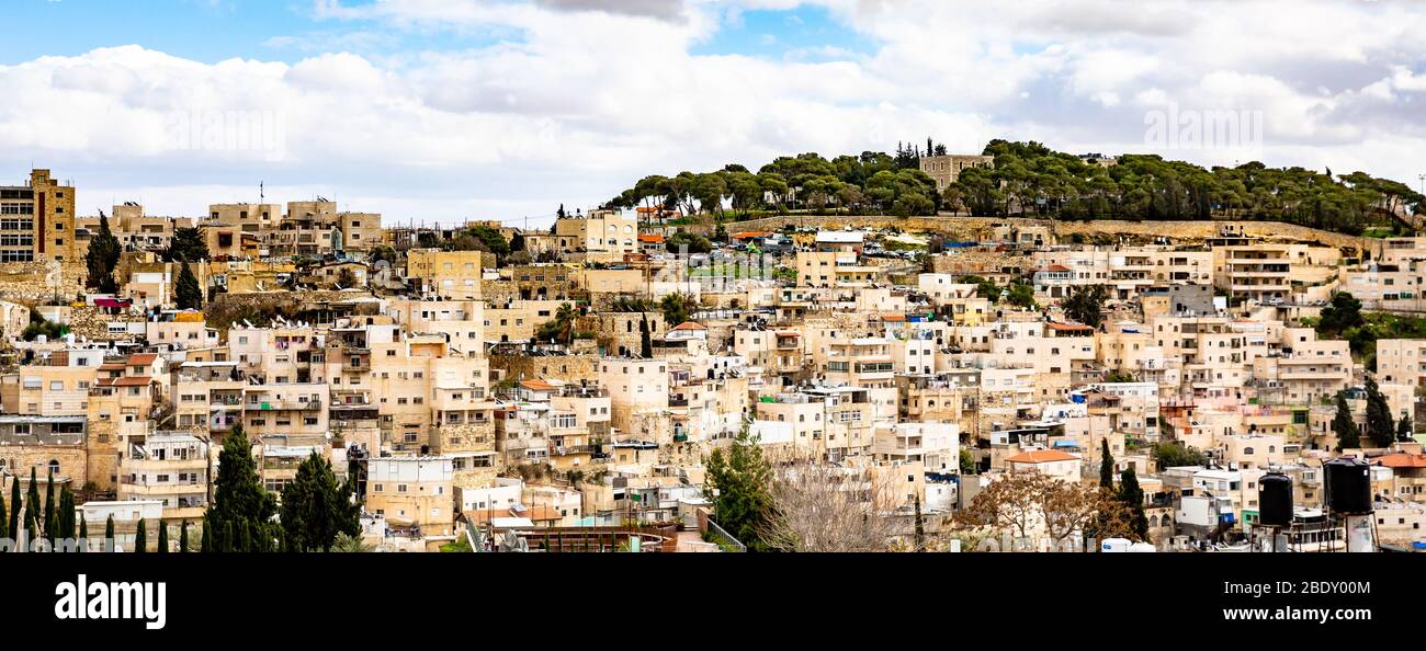 Aerial View of Jerusalem old city . Israel Stock Photo - Alamy