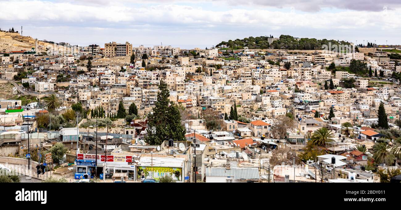 Aerial View of Jerusalem old city . Israel Stock Photo - Alamy