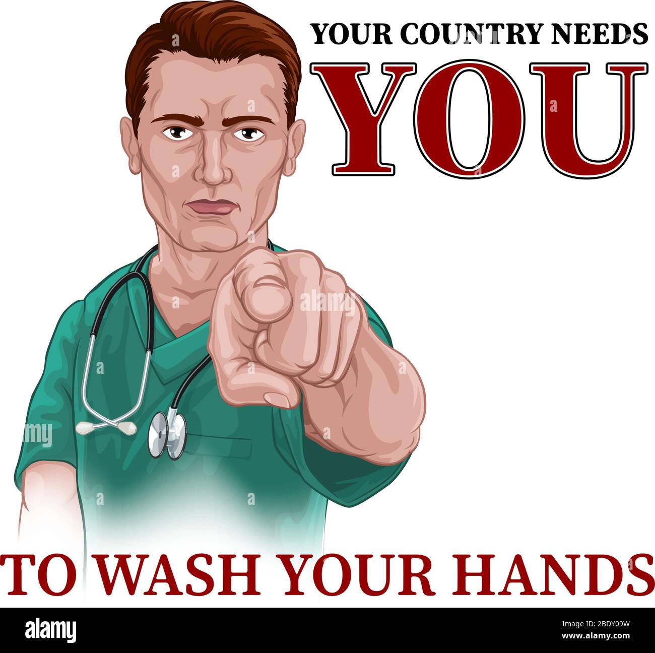 Country needs you Stock Vector Images - Alamy