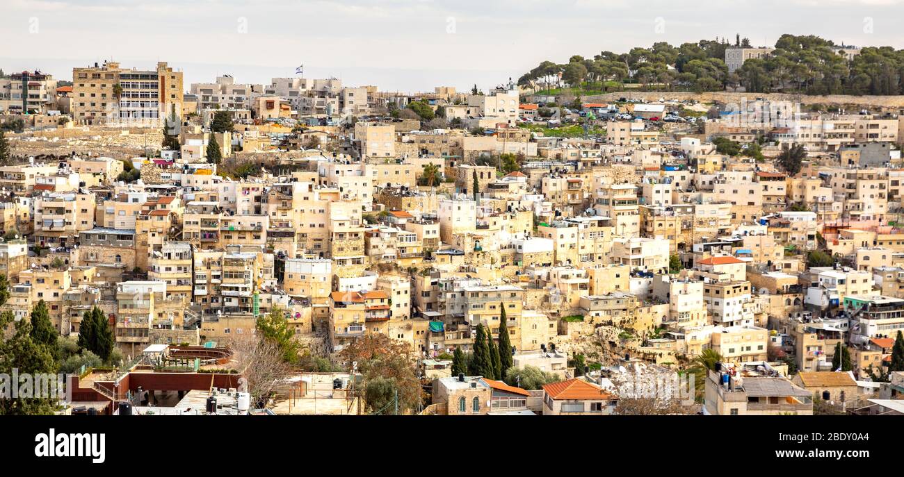 Aerial View of Jerusalem old city . Israel Stock Photo - Alamy