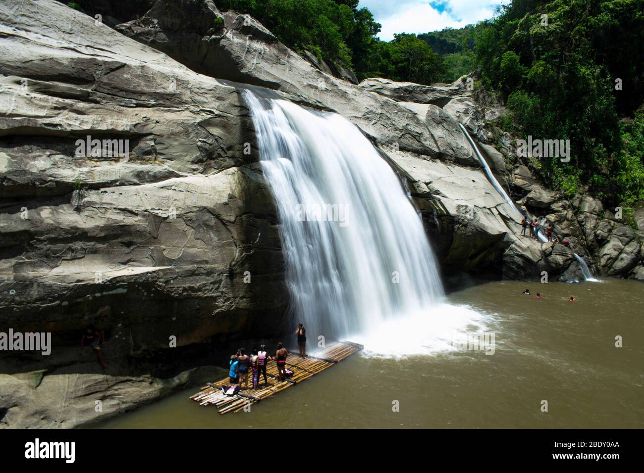 June 8, 2019-Pangasinan Philippines : Scenic Tangadan falls located at ...
