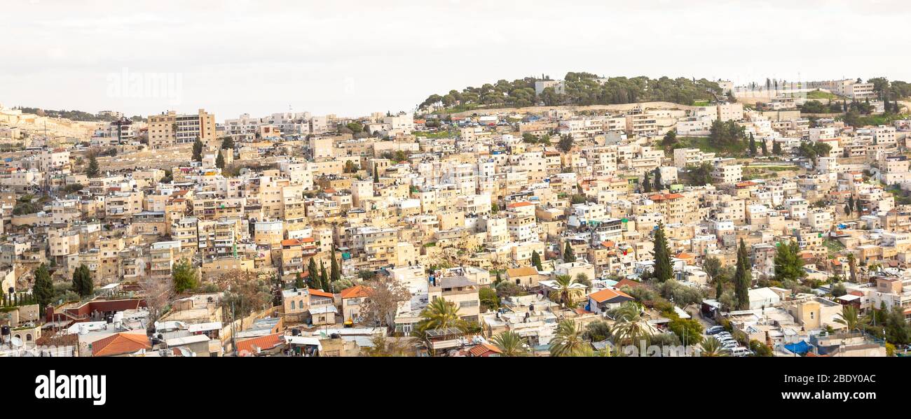 Aerial View of Jerusalem old city . Israel Stock Photo - Alamy