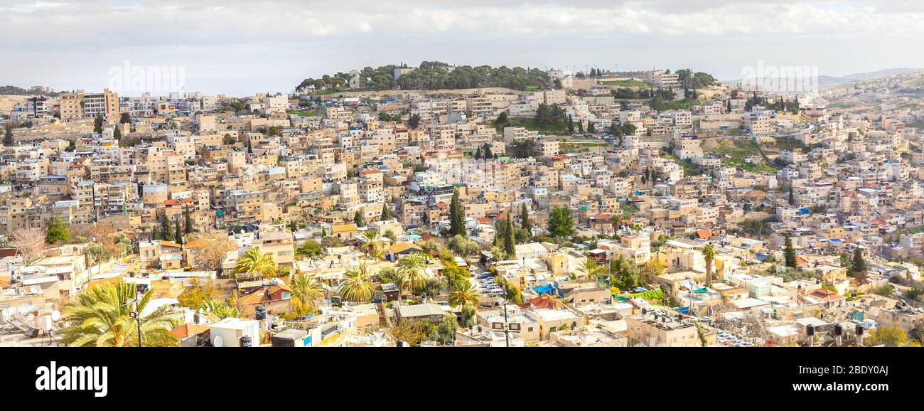 Aerial View of Jerusalem old city . Israel Stock Photo - Alamy