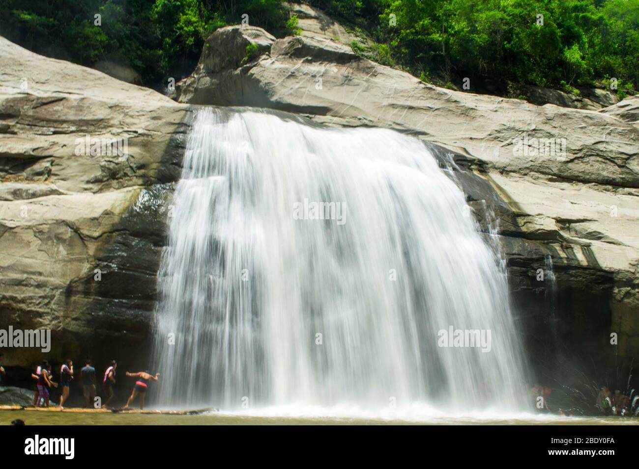 June 8, 2019-Pangasinan Philippines: Tourist flock at the Tangadan ...