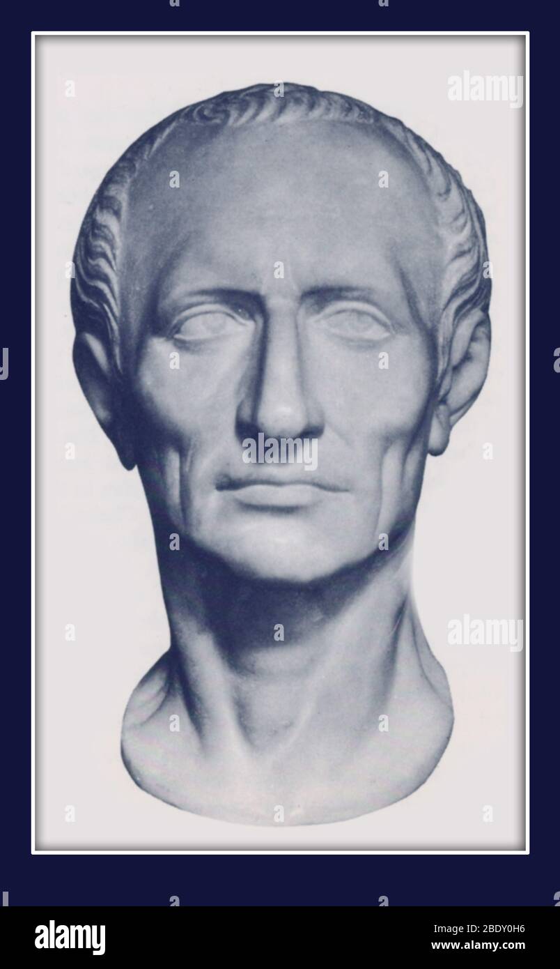 Julius Caesar, Roman General and Statesman Stock Photo - Alamy