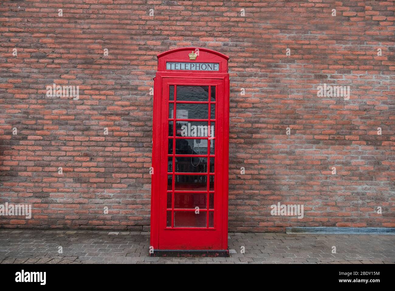 Traditional red telephone boxes in London, UK Stock Photo - Alamy