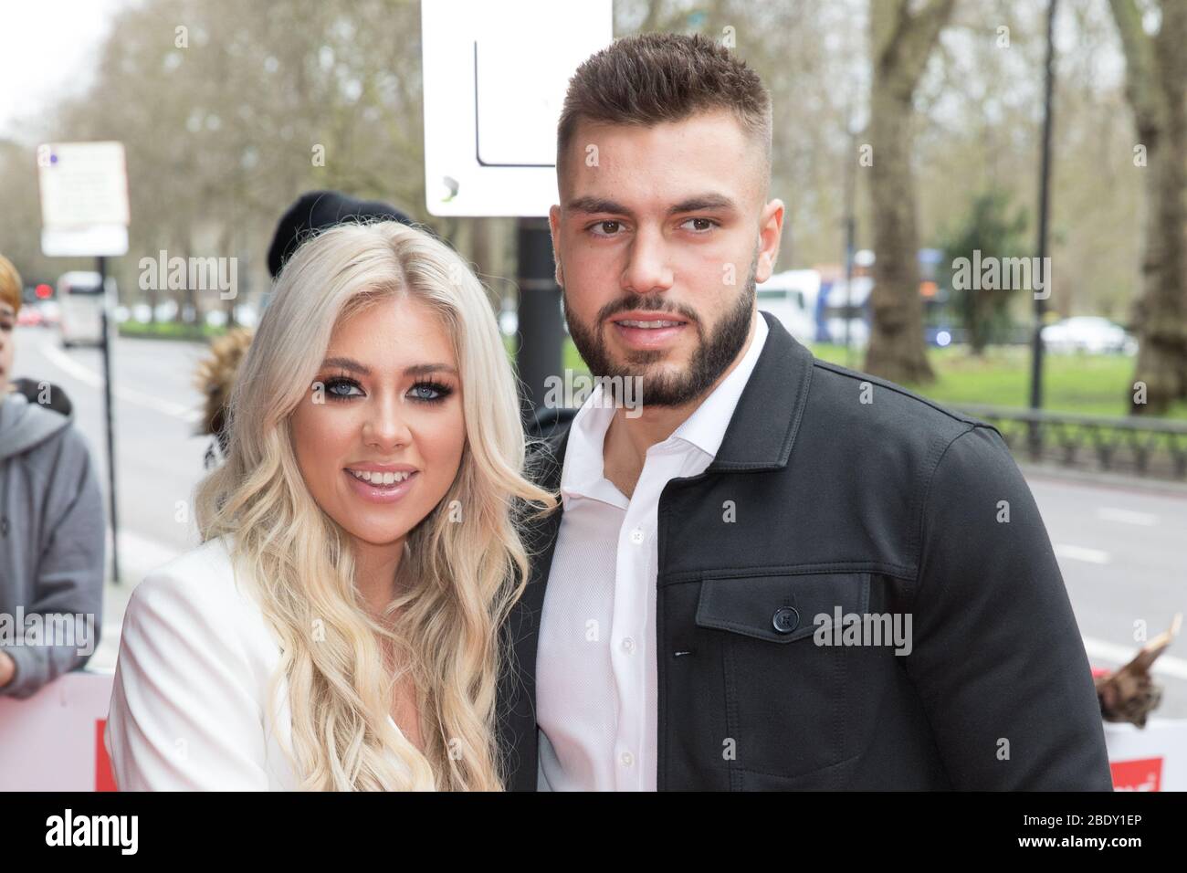 TRIC Awards arrivals at Grosvenor House Featuring: Paige Turley, Finley ...
