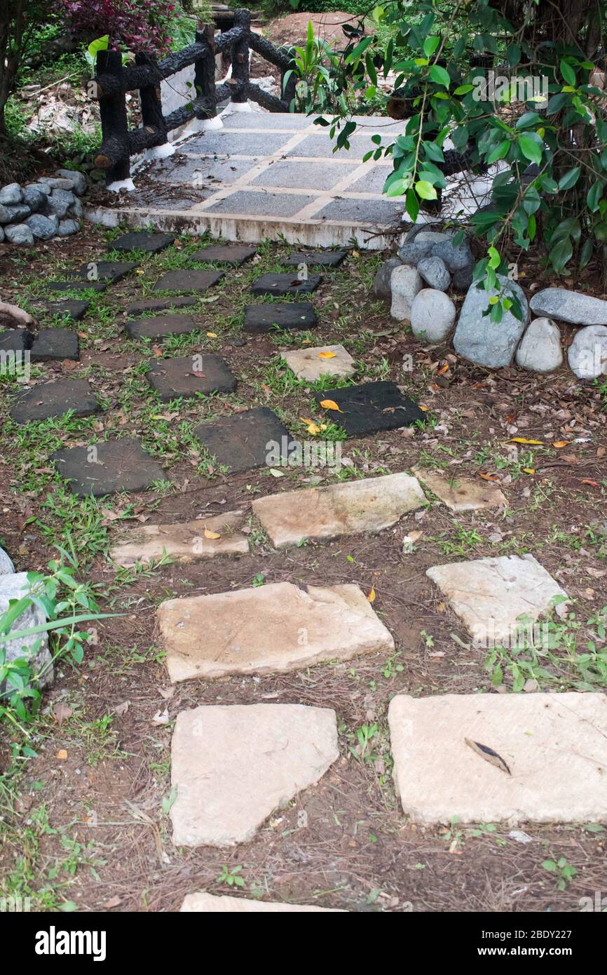 Square Stone Pathways