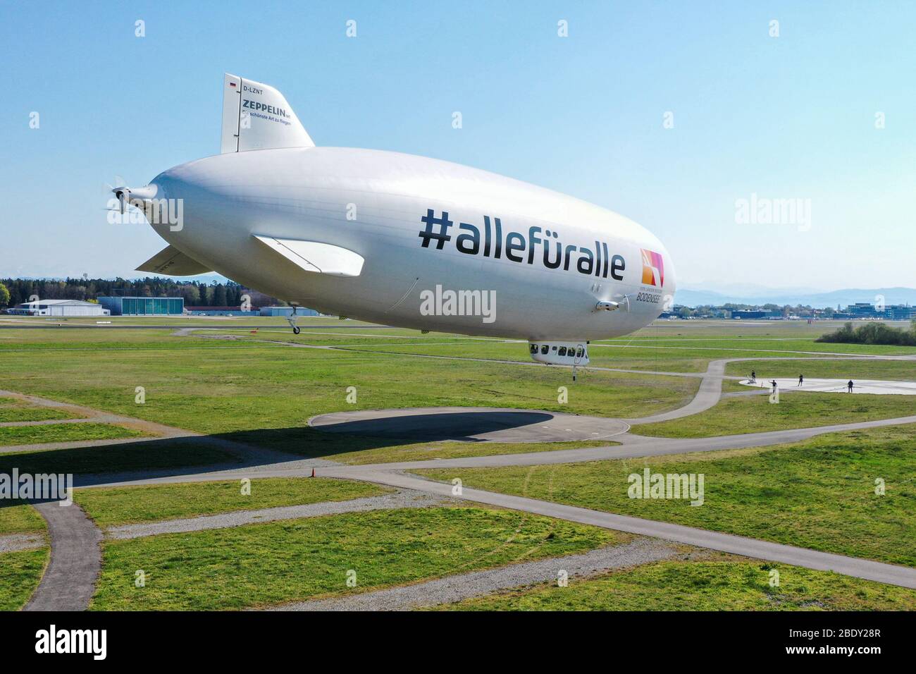 Friedrichshafen, Germany. 10th Apr, 2020. The Zeppelin NT (New ...