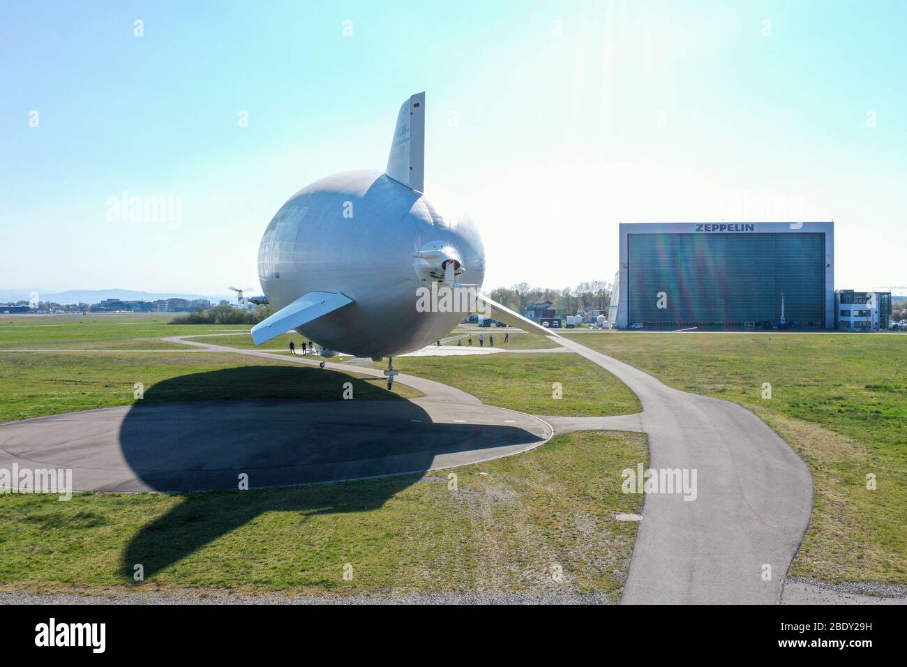 Friedrichshafen, Germany. 10th Apr, 2020. The Zeppelin NT (New ...