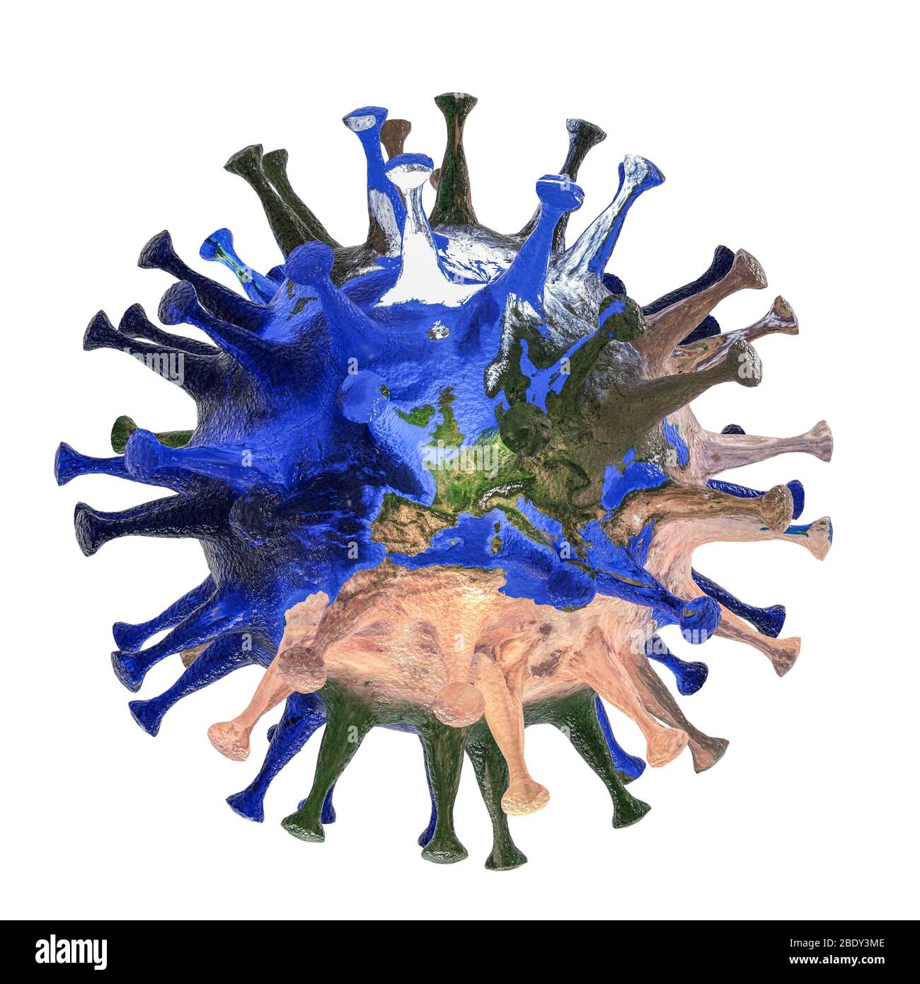 Great britain on earth Cut Out Stock Images & Pictures - Alamy