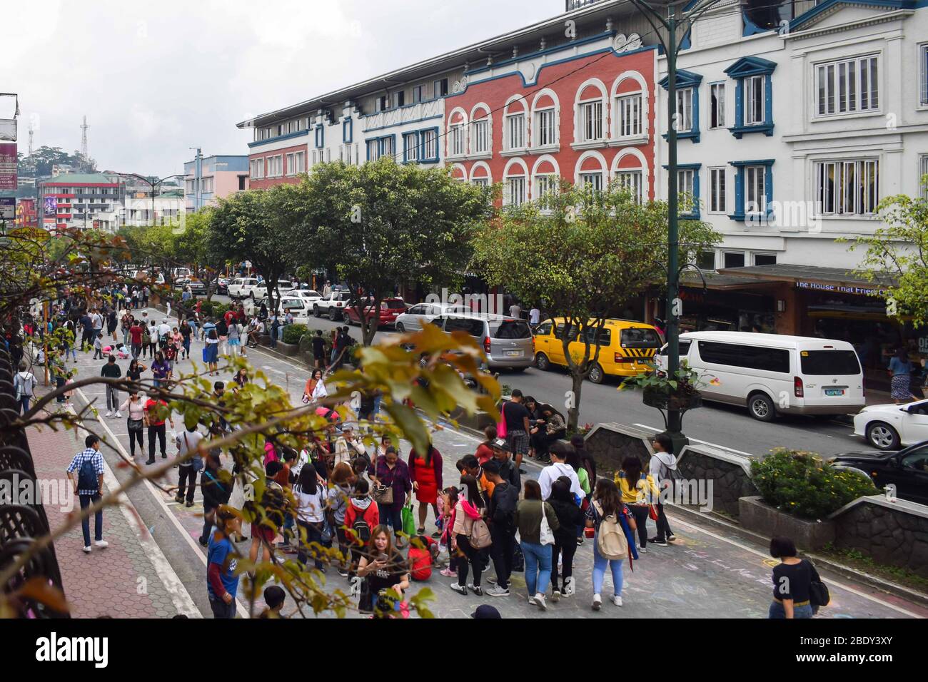 SEPTEMBER 22, 2019-BAGUIO CITY PHILIPPINES: Huge crowd take a stroll ...