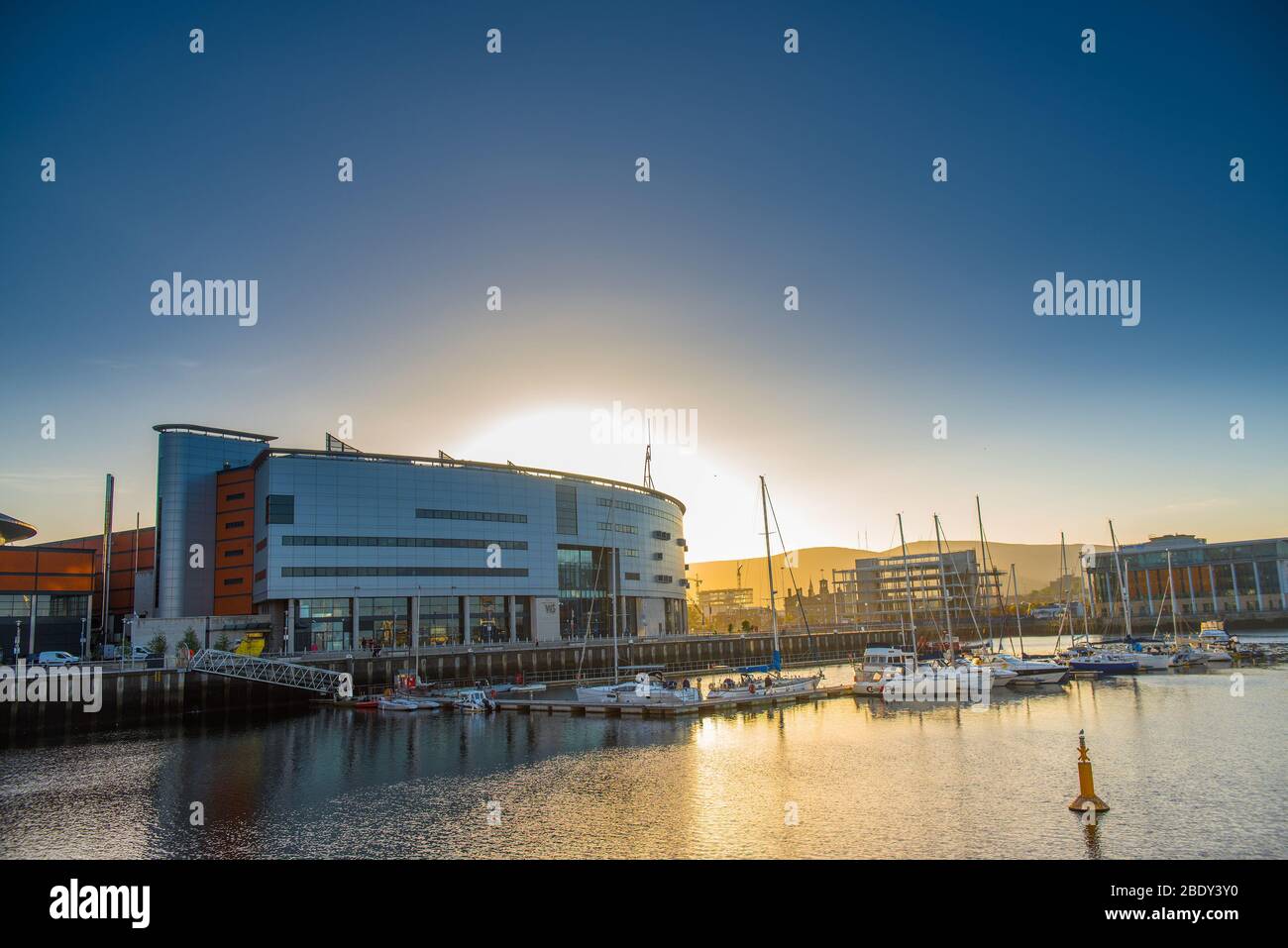 Belfast city at night, Northern Ireland, UK Stock Photo - Alamy